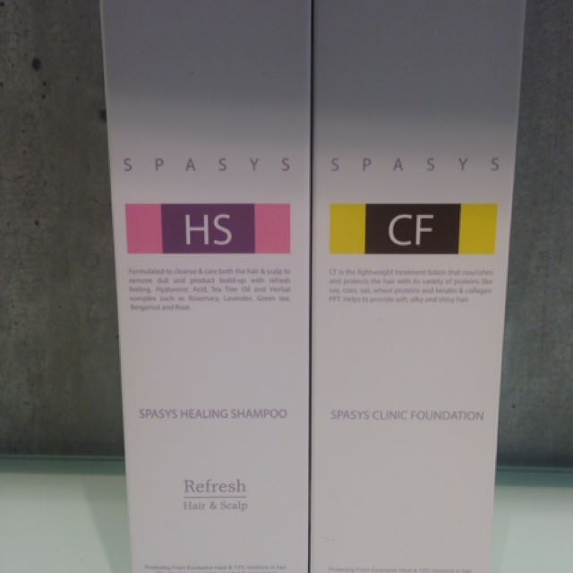 SPASYS Healing Shampoo and Clinic Foundation, Beauty & Personal Care ...