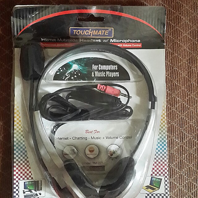 Touchmate Headset with Microphone, Audio, Microphones on Carousell