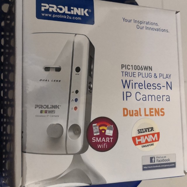 Prolink wireless-N IP camera, Furniture & Home Living, Security & Locks ...