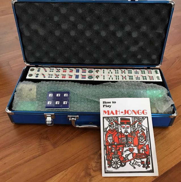 Special edition Facebook full mahjong set, Hobbies & Toys, Toys & Games ...