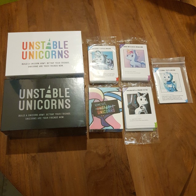 Unstable Unicorns complete set, Hobbies & Toys, Toys & Games on Carousell