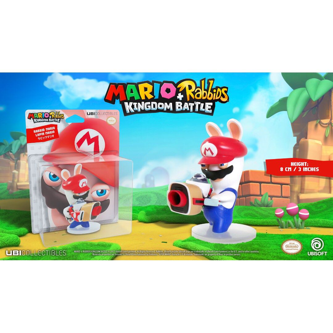 Brand New In Box Authentic Mario Rabbids Kingdom Battle Rabbid Yoshi ...