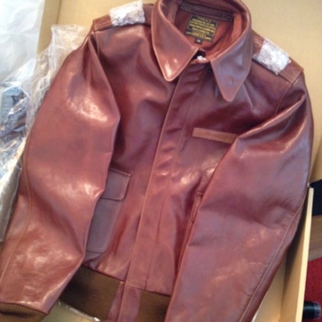 Buzz Rickson 麥克亞瑟將軍纪念馬皮A2 飛行服, 男裝, 外套及戶外衣服 - Carousell