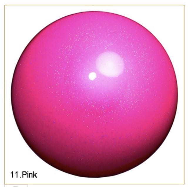 Chacott Rhythmic Gymnastics 17cm Glitter Pink Ball, Sports Equipment ...