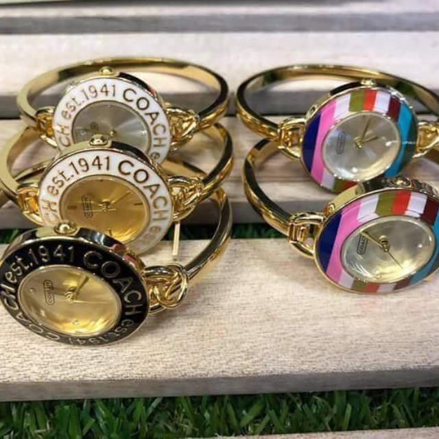 COACH BANGLE WATCH WITH ORIGINAL BOX, Women's Fashion, Watches ...