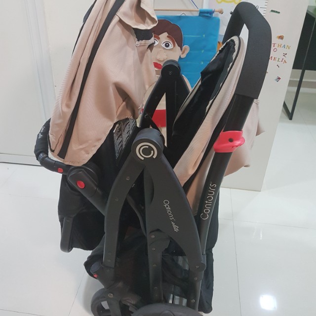 Contour double stroller, Babies & Kids, Going Out, Strollers on Carousell