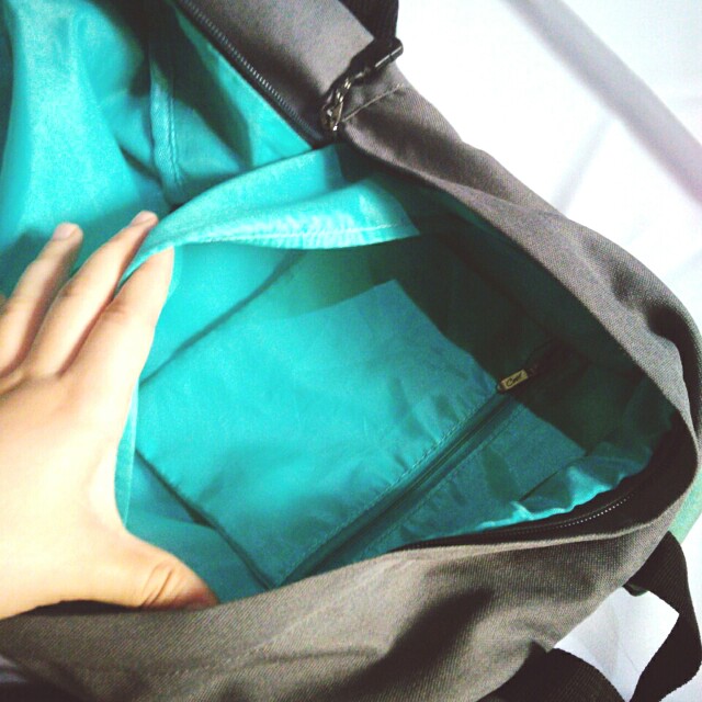 Cose Mint Green/Gray Backpack, Women's Fashion, Bags & Wallets ...
