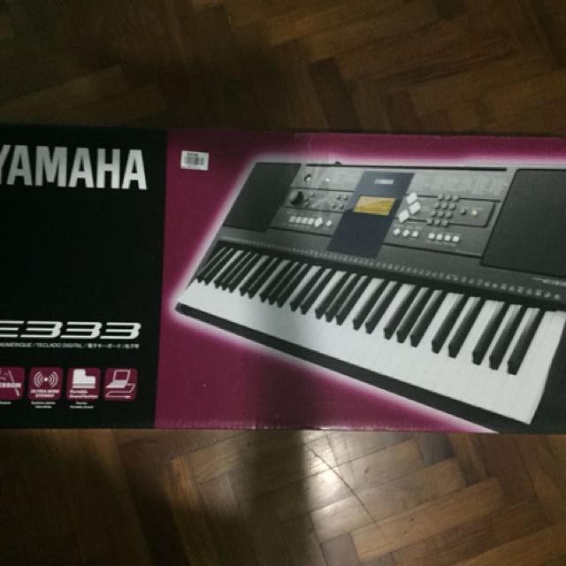 Electronic Music Keyboard Yamaha E333 + Casio SA77, Hobbies & Toys ...