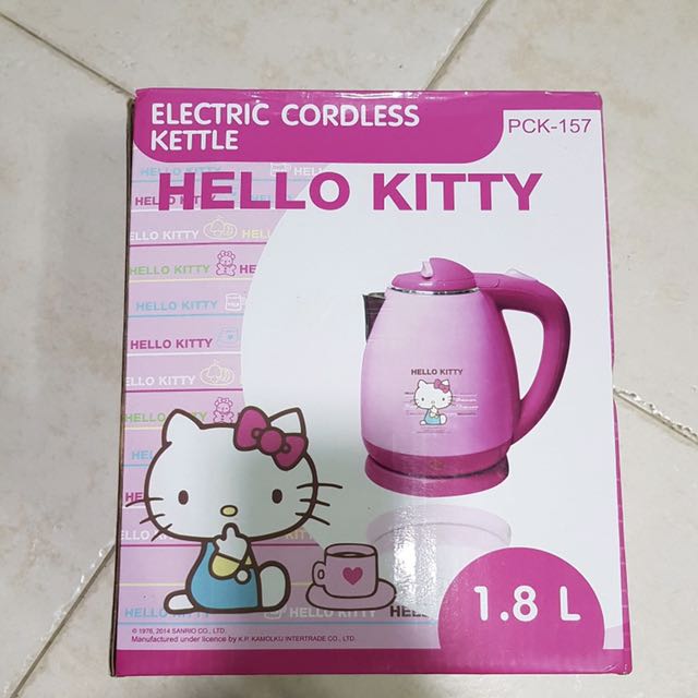 Hello Kitty Kettle, TV & Home Appliances, Kitchen Appliances, Kettles ...