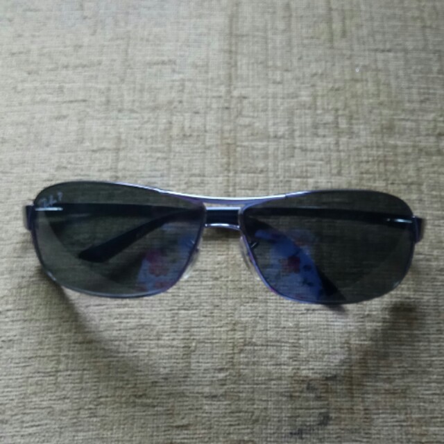 Kacamata Ray-Ban RB3343 004/58 Polarized, Fesyen Pria, Aksesoris di ...