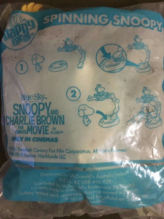 Mcd toy-Spinning snoopy, Hobbies & Toys, Toys & Games on Carousell
