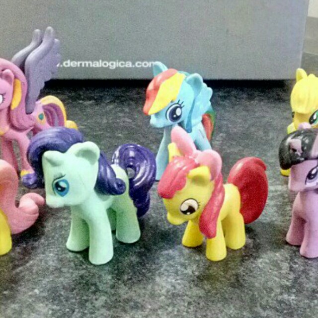 My Little Pony 12pcs Figurines Toy Cake Topper, Hobbies & Toys, Toys ...