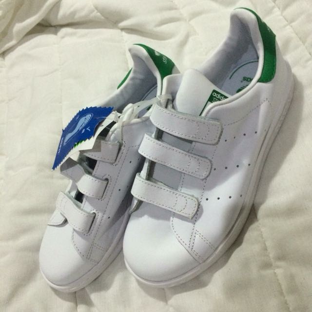 Stan Smith Strap Shoes, Men's Fashion, Footwear, Casual Shoes on Carousell