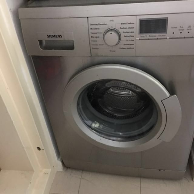 Washing Machine Siemens Silver, TV & Home Appliances, Washing Machines ...