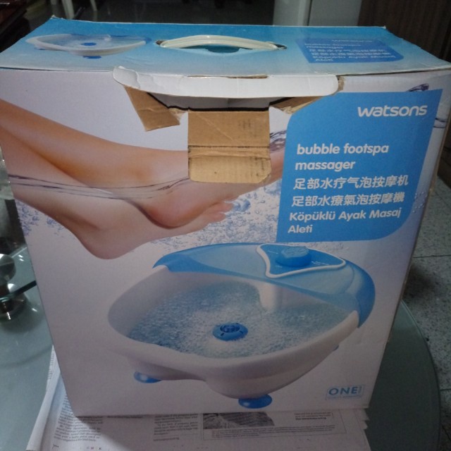 Watson foot massager with bubble and vibration massage, Health ...