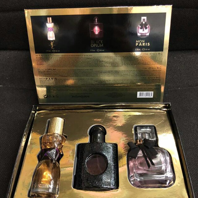 YSL GIFT SET PERFUME BOX 3 IN 1(30mlx3), Beauty & Personal Care, Fragrance & Deodorants on Carousell