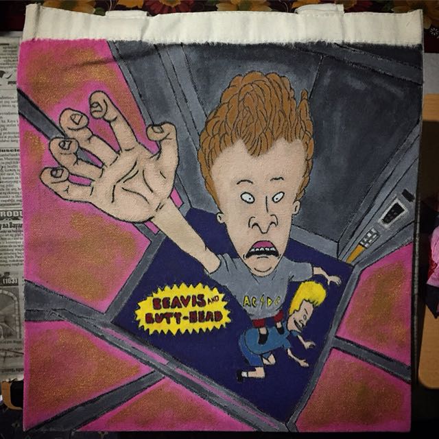Beavis and Butthead HAND PAINTED, Hobbies & Toys, Stationary & Craft ...