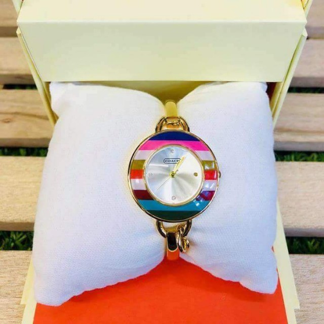 Coach bangle watch with original box, Women's Fashion, Watches ...