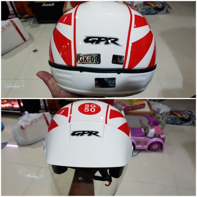 GPR Helmet SG 50, Motorcycles, Motorcycle Apparel on Carousell
