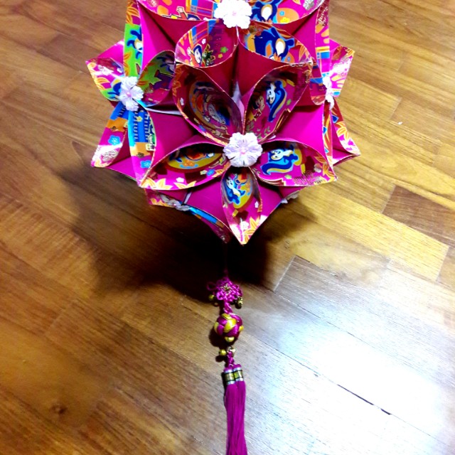 Handmade Ang Pao lantern, Furniture & Home Living, Home Decor, Other ...