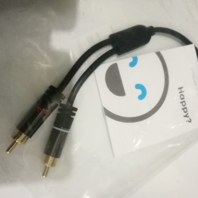 KabelDirekt (0.2m Adapter 2 x RCA male to 3.5mm female - Pro Series and ...