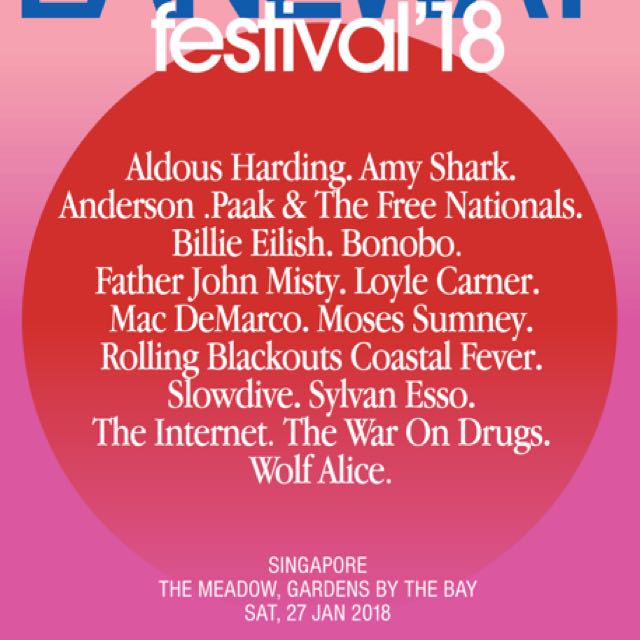 Laneway 2018 ticket, Tickets & Vouchers, Event Tickets on Carousell