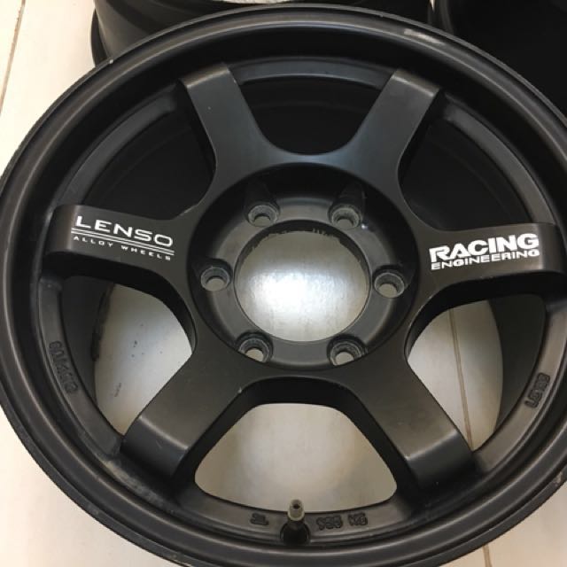 Lenso FT6 16 inch Rims Mags Tires, Car Parts & Accessories on Carousell