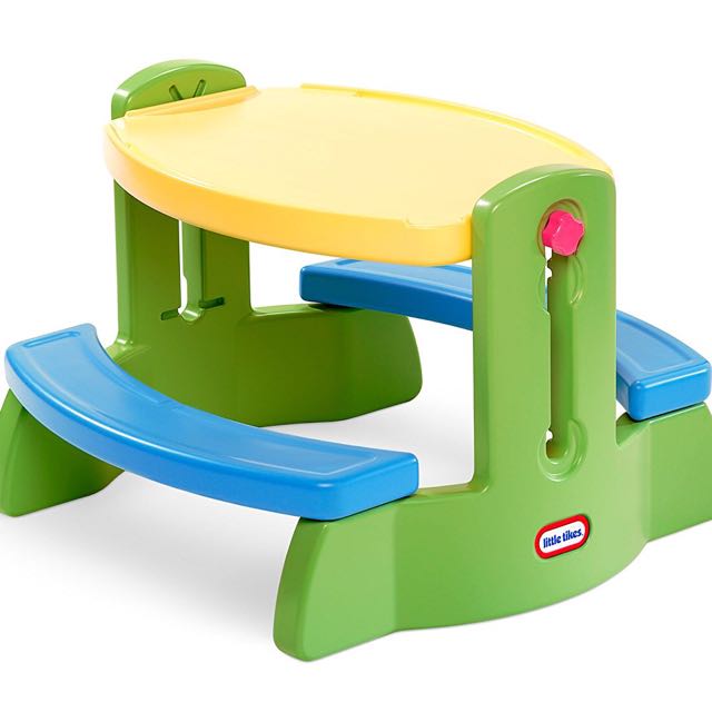 Little Tikes Adjust & Draw Bench Table, Babies & Kids, Babies & Kids ...