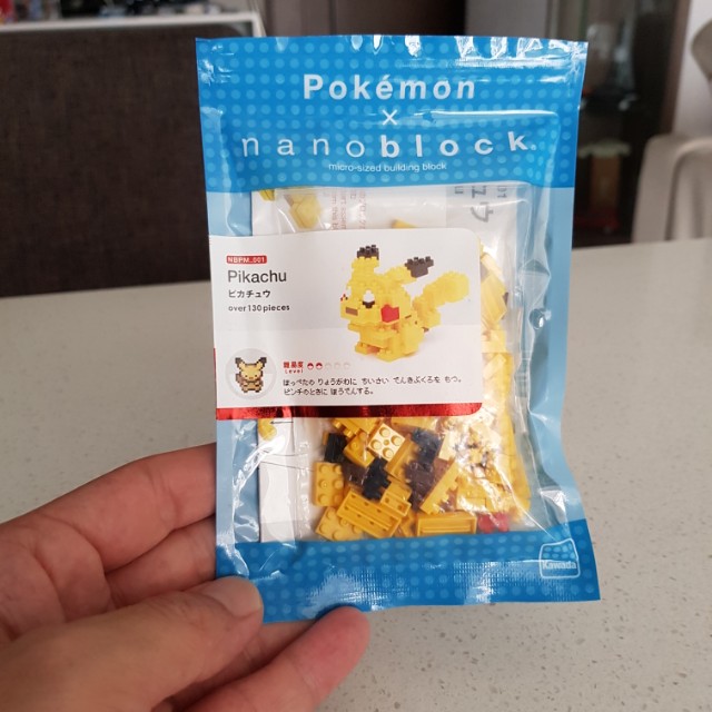 nanoblock NBPM_001 Pikachu, Hobbies & Toys, Toys & Games on Carousell