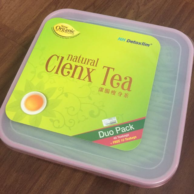 Natural Clenx Tea (40 + 10 teabags), Health & Nutrition, Health ...