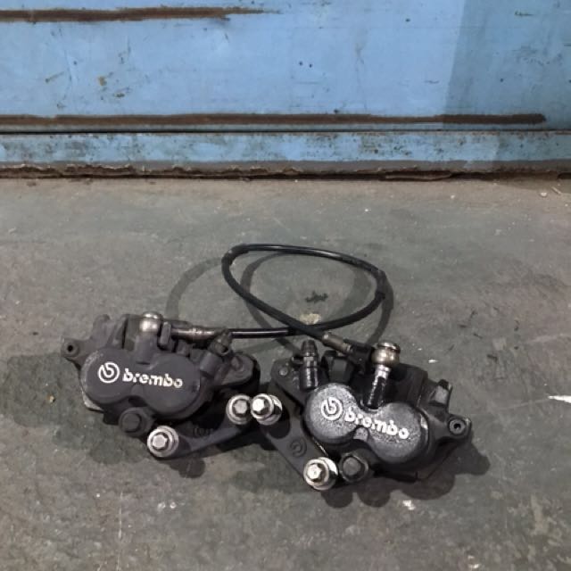 Set of Brembo front brake calipers, Motorcycles, Motorcycle Accessories ...