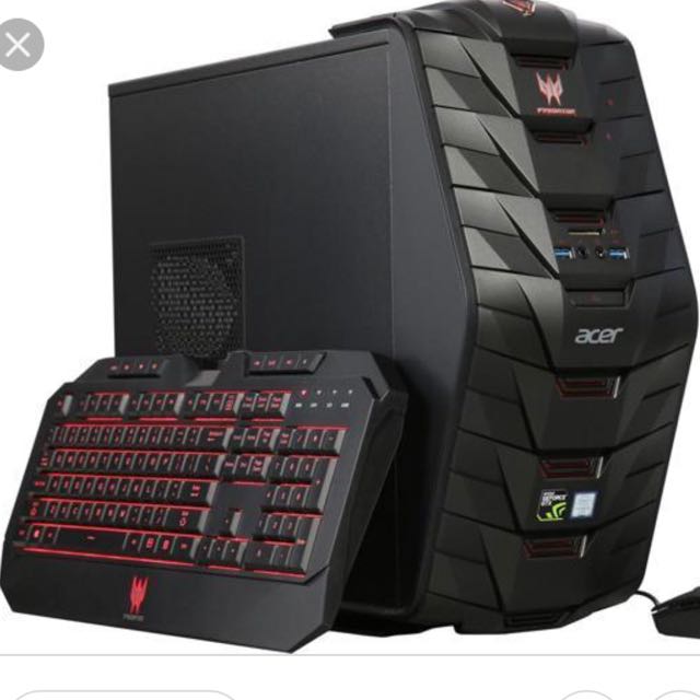 Ultimate Gaming Acer Predator G3 710 i7-7700 GTX1080 8gb DDR5 Long Acer ...
