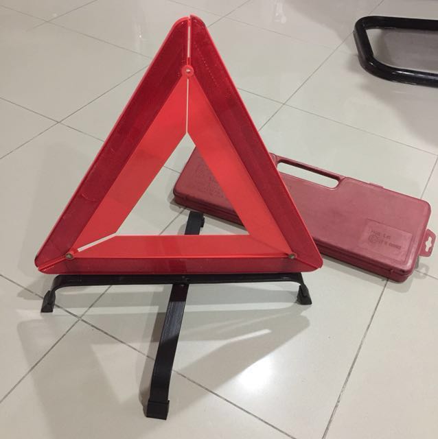 2 Car Breakdown Sign warning triangle emergency , Car Accessories on ...