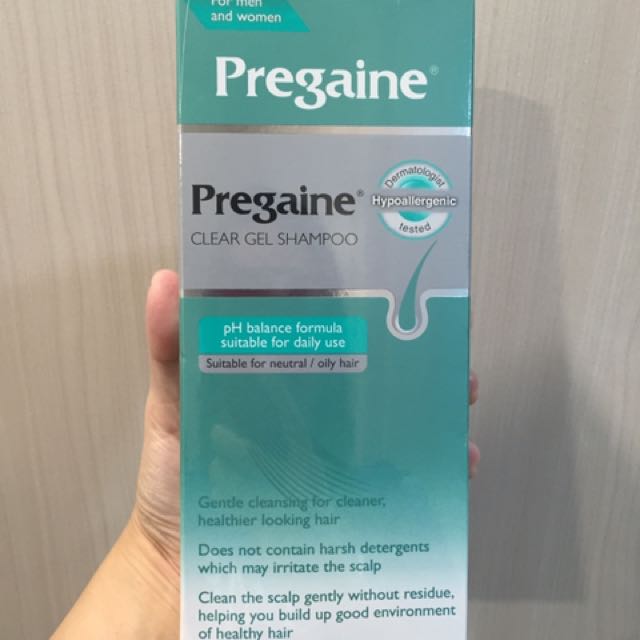 BNIB Pregaine clear gel shampoo, Beauty & Personal Care, Hair on Carousell