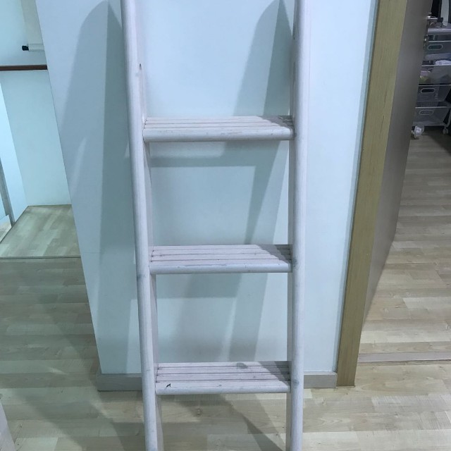 FLEXA slant ladder with bed rails (white), Furniture, Beds & Mattresses ...