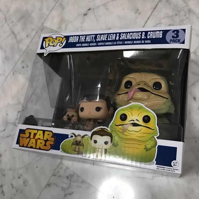 Funko POP Jabba the Hutt Slave Leia Salacious B Crumb Star Wars ...