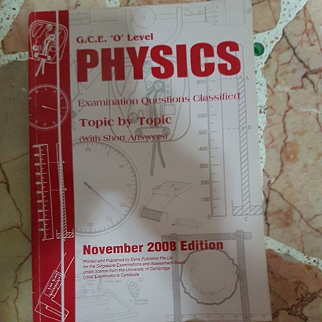 GCE O Level Pure Physics Past Years Exam Papers, Hobbies & Toys, Books ...