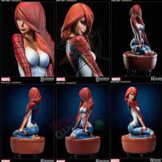 Mary Jane Comiquette By J Scott Campbell And Sideshow Collectibles