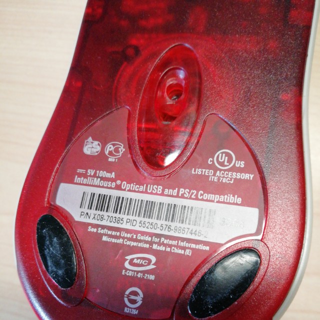 Microsoft Intellimouse 1.1, Computers & Tech, Parts & Accessories ...