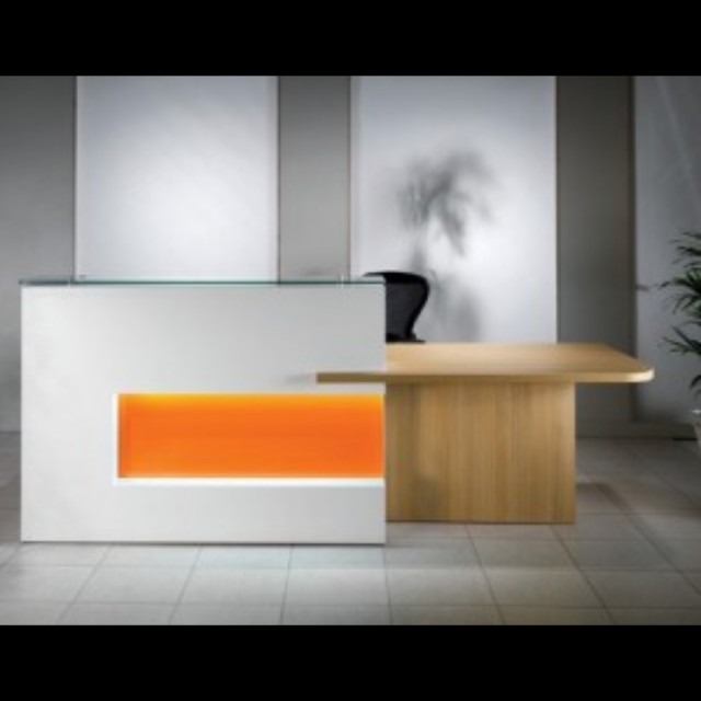 Modern Reception Counter, Furniture & Home Living, Furniture, Tables ...