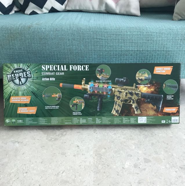 True Heroes Special Force Combat Gear Action Rifle, Hobbies & Toys ...