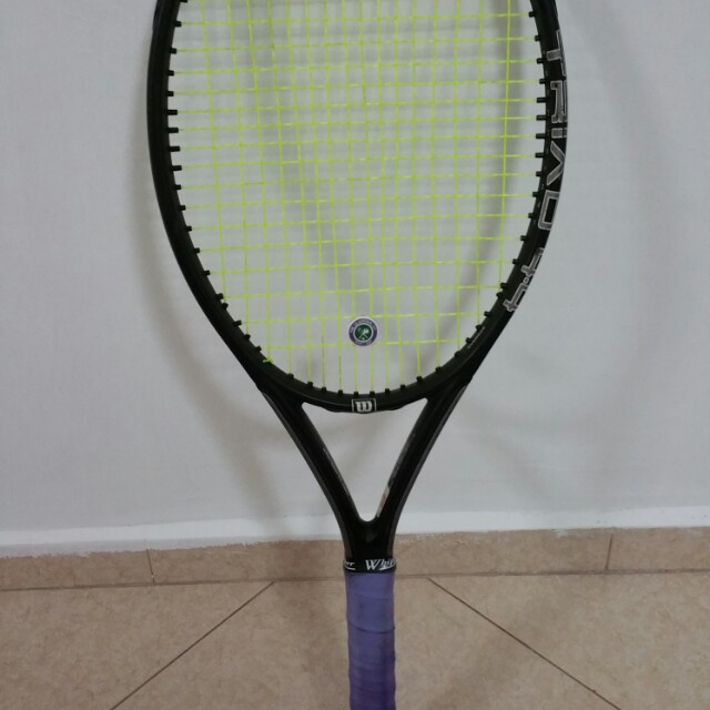 Wilson Hammer 4.4 Triad Tennis Racquet racket, Sports Equipment, Sports ...