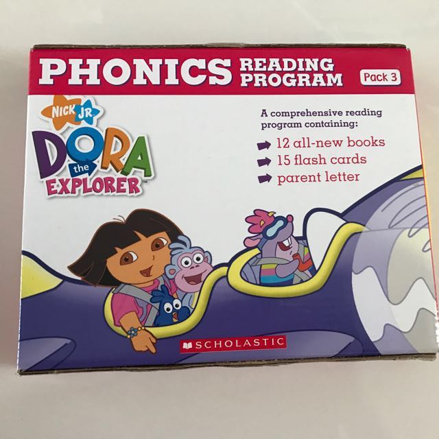 BNIB Scholastic NICK JR Dora Explorer Phonics Reading Set, Hobbies ...