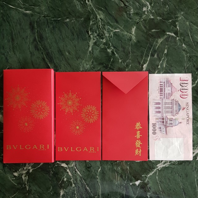 Bvlgari Red Packets, Luxury, Accessories on Carousell
