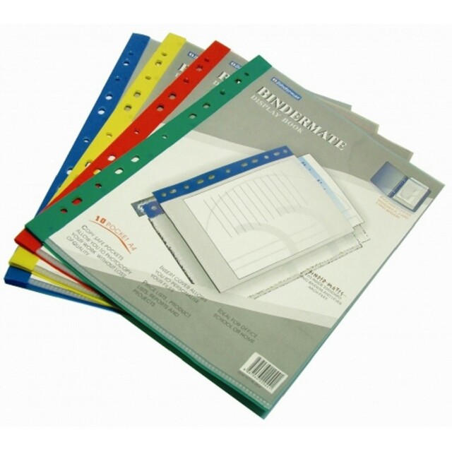 Clear folder- Bindermate display books, Hobbies & Toys, Stationery ...