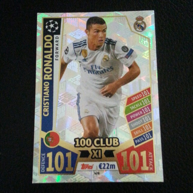 Cristiano Ronaldo Match Attax 17/18, Hobbies & Toys, Toys & Games on ...