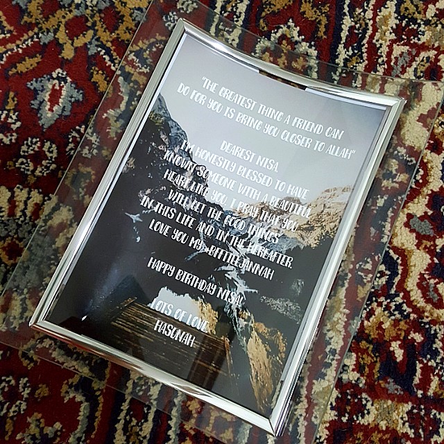 Customised Birthday Wish Frame, Hobbies & Toys, Stationery & Craft ...