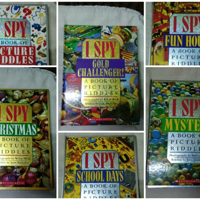 I SPY A book of picture riddles book collection, Hobbies & Toys, Books ...