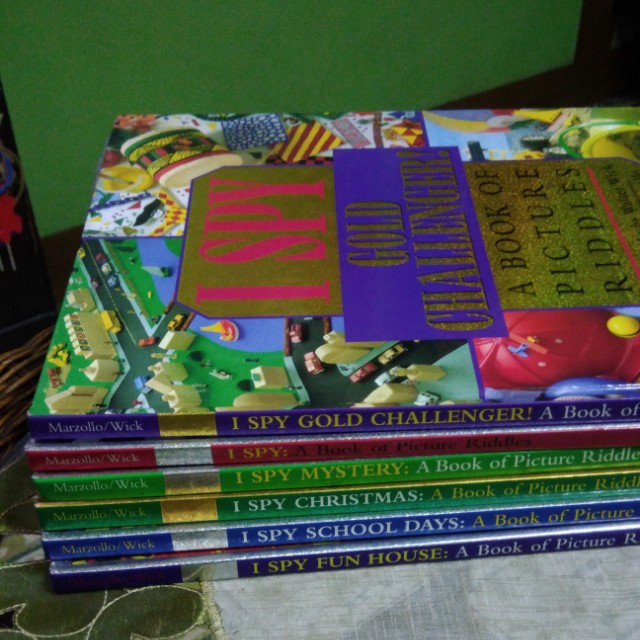 I SPY A book of picture riddles book collection, Hobbies & Toys, Books ...