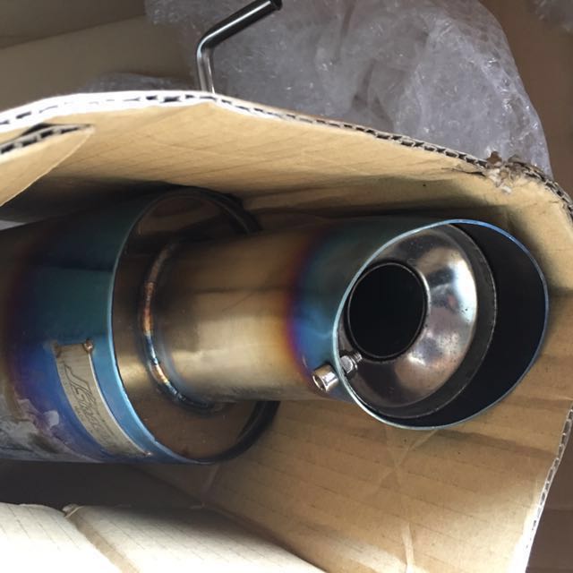 Jazz Gk5 J's Racing Muffler, Auto Accessories on Carousell